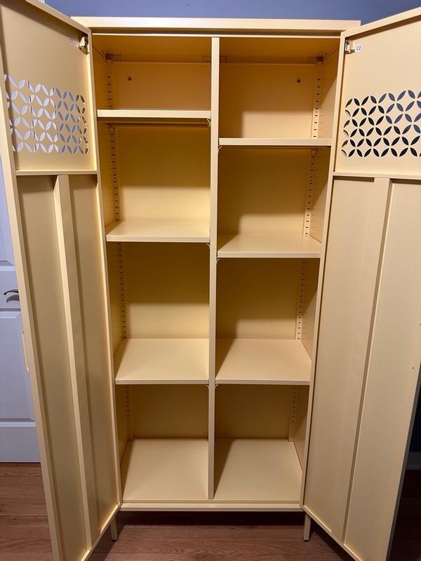 Ameriwood Home Mr. Kate Annie 32 W Tall Metal 2 Door Cabinet Deep Ocean ...