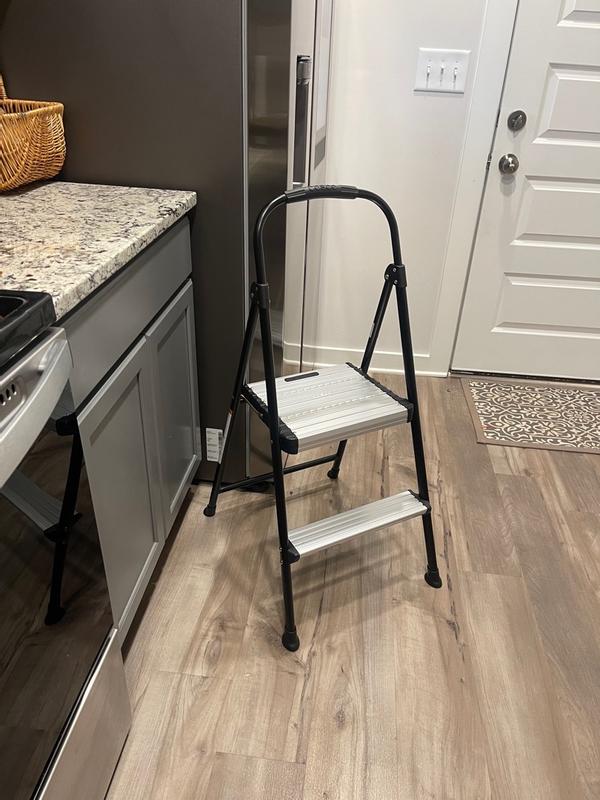 Cosco 2 -Step 250-lb Capacity Steel Foldable Step Stool in the Step ...