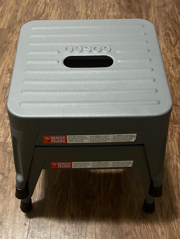 Cosco 1 -Step 225-lb Capacity Steel Foldable Step Stool in the Step ...