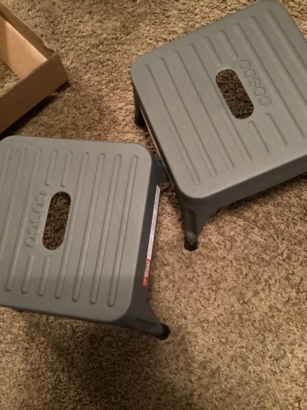 Cosco 1 -Step 225-lb Capacity Steel Foldable Step Stool in the Step ...