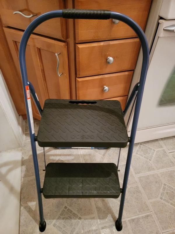 Cosco 1 -Step 225-lb Capacity Steel Foldable Step Stool in the Step ...
