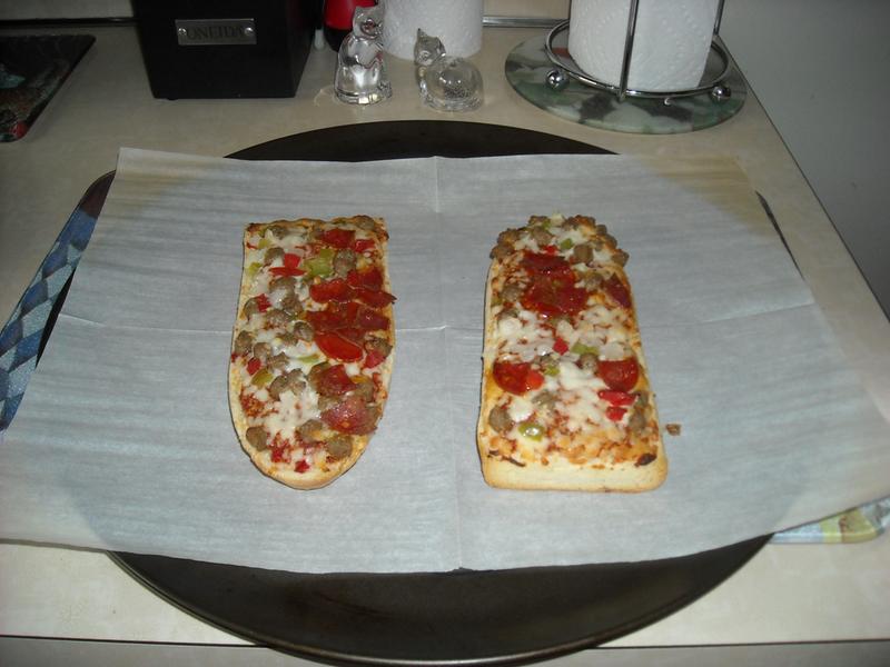 Gross School French Bread Pizza