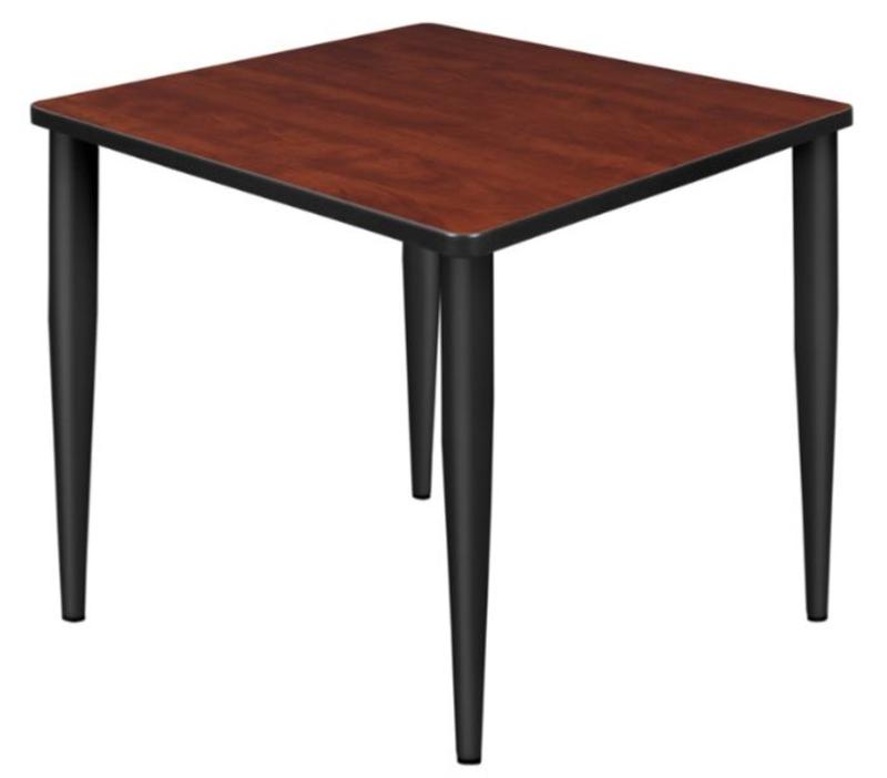 Regency Kahlo Square Round Tables BlackCherry Contemporary/Modern Wood ...