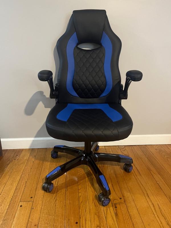 Regency AON Archeus Black and Blue Contemporary Ergonomic Adjustable ...