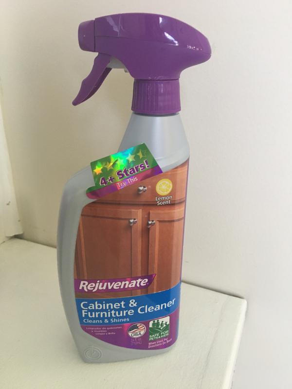Rejuvenate Cabinet and Furniture Cleaner, Lemon Scent, 710-mL ...