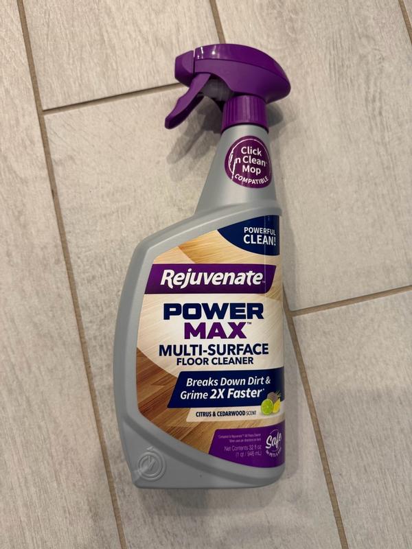 Rejuvenate Power Max Citrus and Cedarwood Liquid Floor Cleaner 128 -fl ...