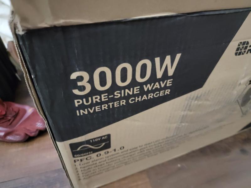 Renogy 3000W Power Inverter with Remote Switch Kit, GFCI Safety Circuit ...
