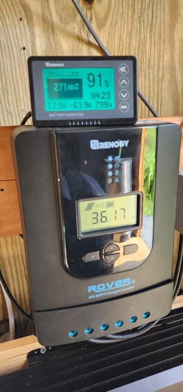 Renogy Rover 40 Amps Charge Controller RNG-CTRL-RVR40 at Lowes.com