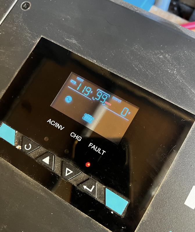 Renogy 2000W 12V DC to 120V AC Pure Sine Wave Inverter Charger w/LCD ...