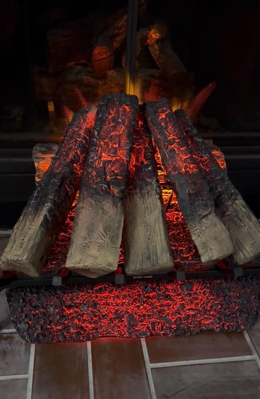 Modern Ember 25-in Black Electric Fireplace Insert in the Electric ...