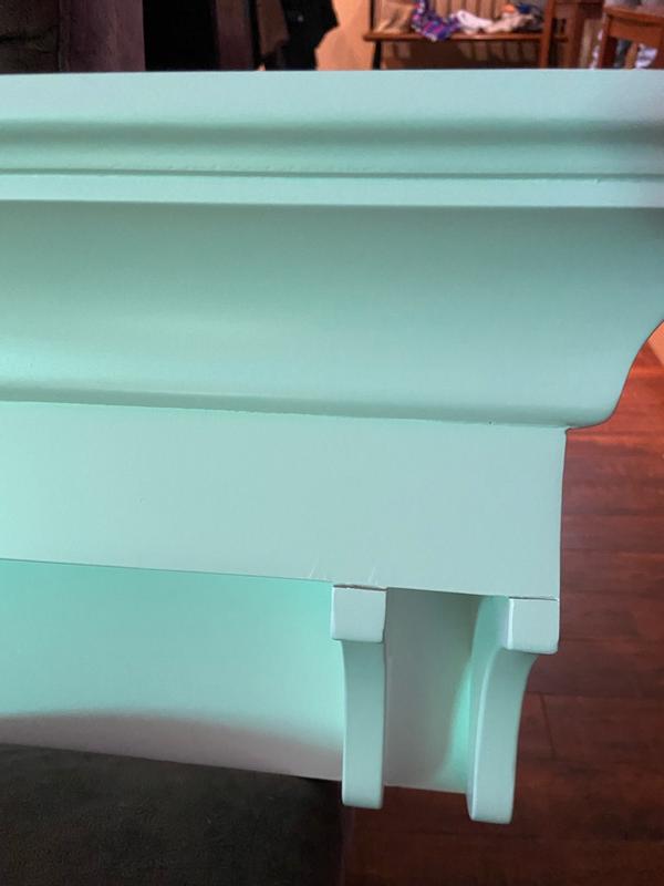 Country Living 60-in W x 10-in H x 8-in D Sable Stained Poplar ...