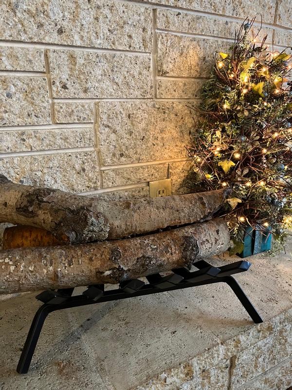 Country Living Steel 24-in 2 -Bar Fireplace Grate with Embler Retainer ...