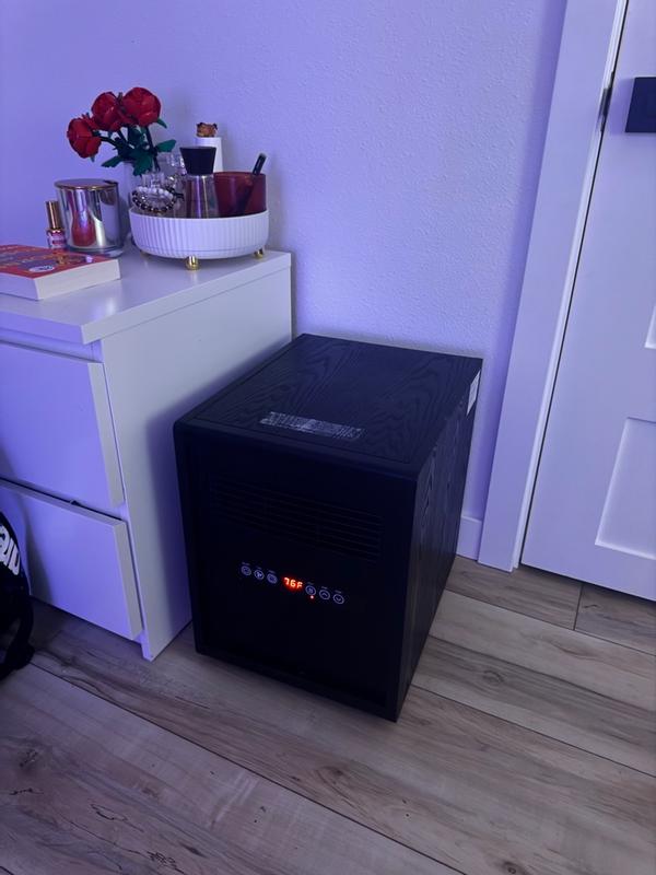 Modern Ember Rolling Infrared Heater 1500 -Watt Infrared Cabinet Indoor ...