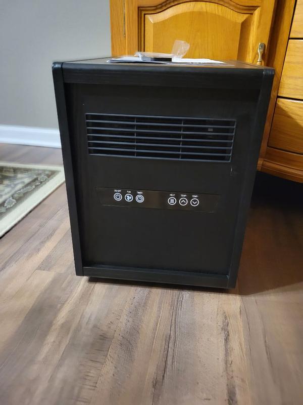 Modern Ember Rolling Infrared Heater 1500 -Watt Infrared Cabinet Indoor ...