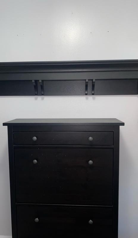 Country Living 60-in W x 10-in H x 8-in D Sable Stained Poplar ...