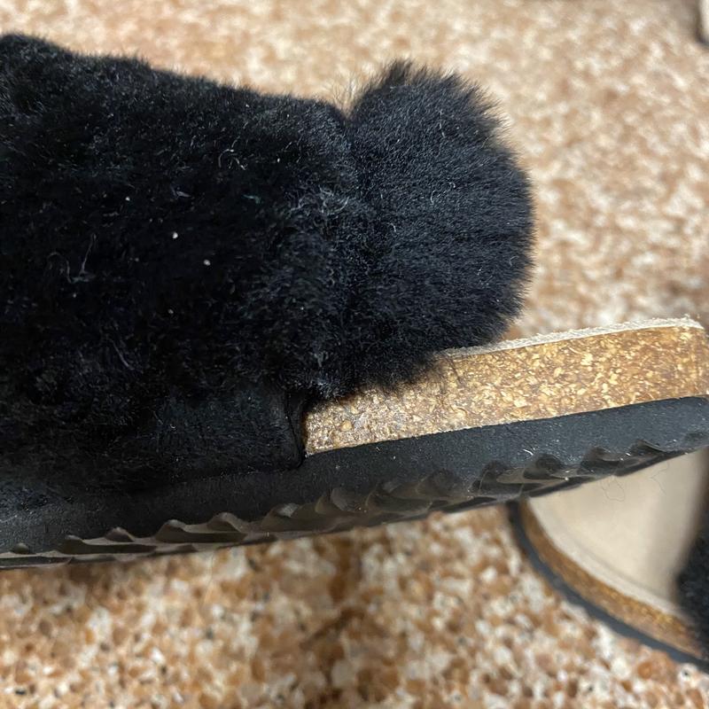 Fireside By Dearfoams Women's Canberra Cork Footbed Shearling Slides ...