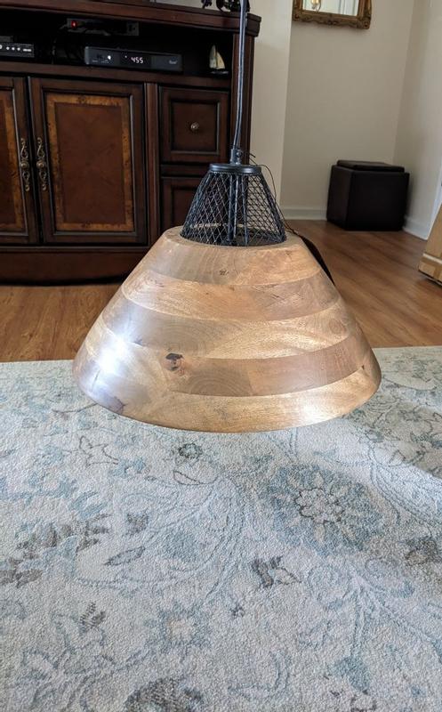 River of Goods Pendant Lighting Black Industrial Cone Led Medium ...