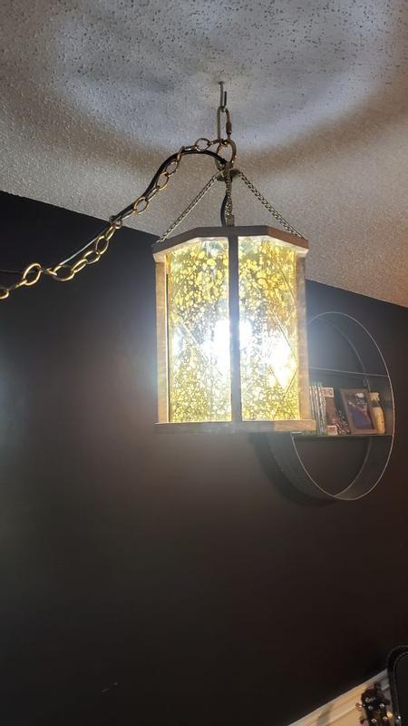 River of Goods Pendant Lighting Gold Glam Tinted Glass Drum Led Mini ...