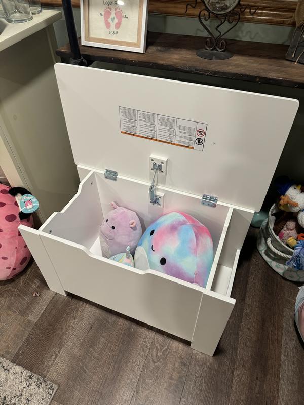 RiverRidge White Rectangular Toy Box in the Toy Boxes department at ...