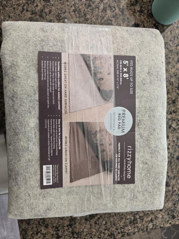 Alora Decor Deluxe 10 x 14 (ft) Rectangular Recycled synthetic fiber ...