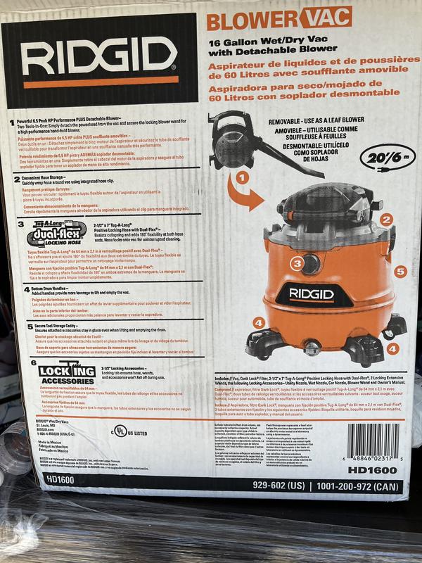 Ridgid Shop Vac Model Wd16400 Collection Cheap | www.pinnaxis.com