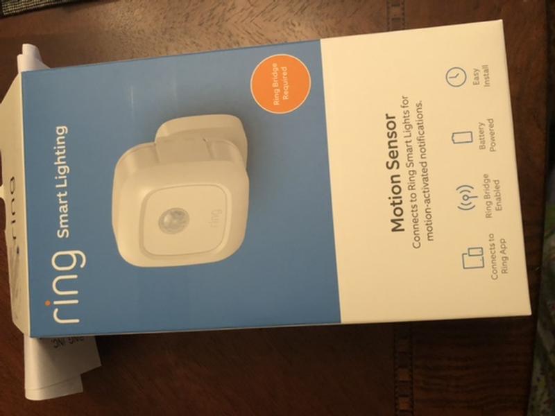 Ring Smart Lighting Outdoor Motion Sensor - Black 5SM1S8-BEN0 at Lowes.com