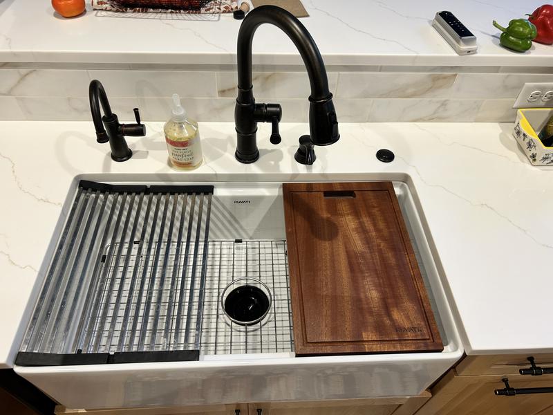 Ruvati Fiamma Dual-mount 30-in x 18-in Tuscan Yellow Fireclay Single ...