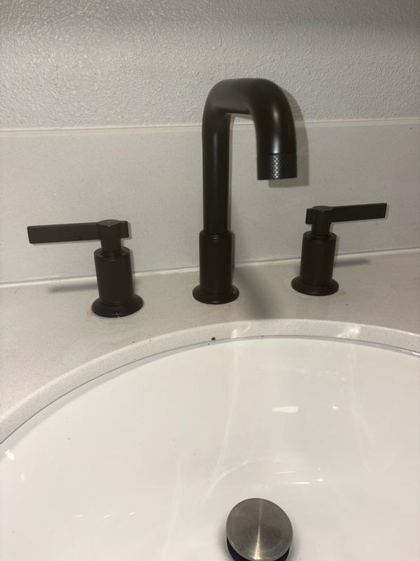 Ruvati Barolo Matte Black Single hole 2-handle WaterSense Mid-arc ...