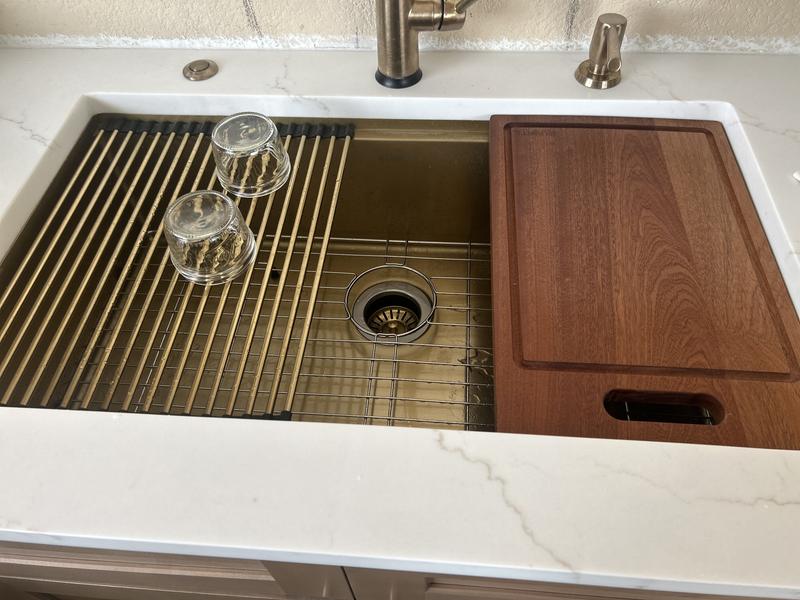 Ruvati Roma Undermount 32-in x 19-in Brushed Stainless Steel Single ...