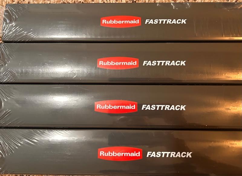 Rubbermaid FastTrack Garage 15 -Piece 48-in Black/Silver Steel ...