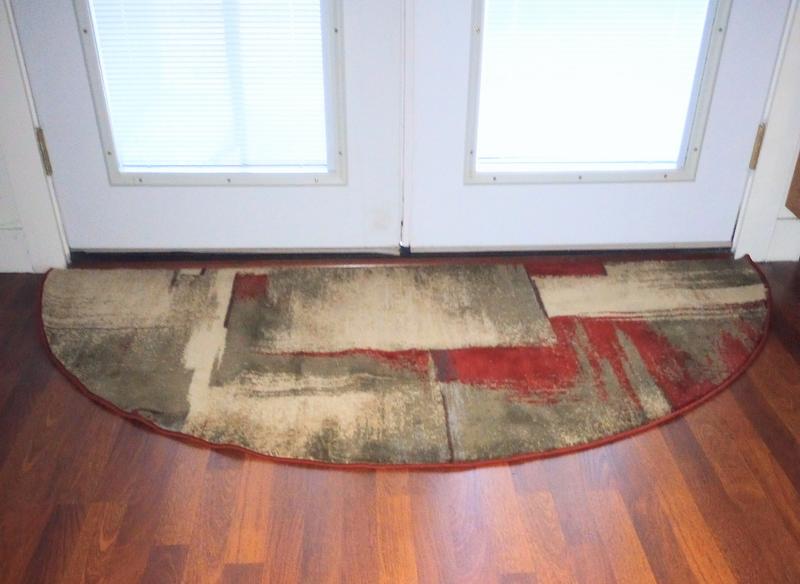 Unique Loom Barista 3 X 6 (ft) Half-round Indoor Geometric Area Rug ...