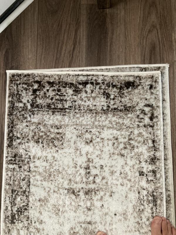 Unique Loom Sofia 2 X 8 (ft) Beige Indoor Distressed/Overdyed Bohemian ...