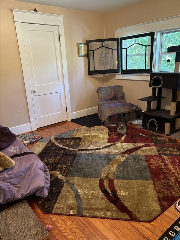 Unique Loom Barista 8 X 8 (ft) Octagonal Indoor Geometric Area Rug ...