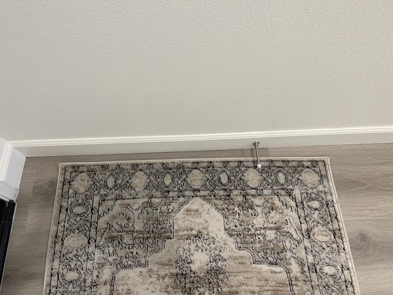 Unique Loom Portland 2 X 7 (ft) Ivory Indoor Medallion Runner Rug ...