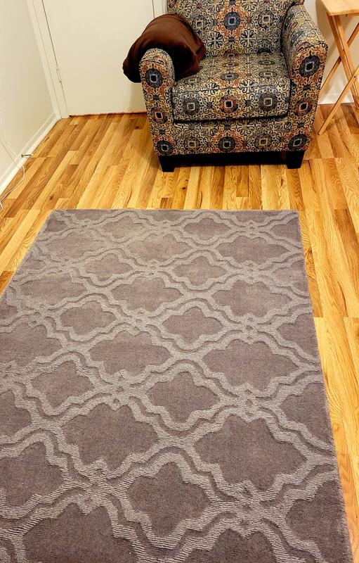 Varanas 5 X 8 (ft) Wool Blue Trellis Area Rug at Lowes.com