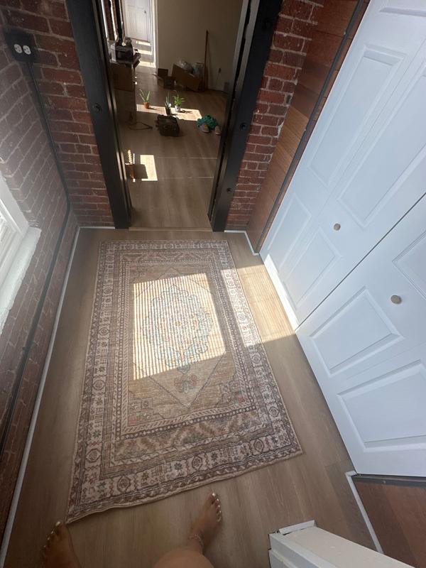 nuLOOM Hollyn Vintage Medallion Machine Washable 9ft. x 12ft. Light ...