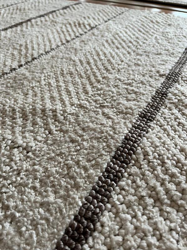 nuLOOM Aloe Striped Tassels 10ft. x 14ft. Beige Area Rug in the Rugs ...