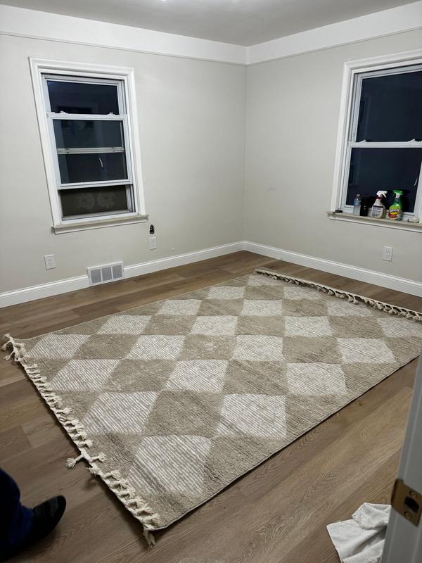 nuLOOM Marissa High/Low Diamond Tassel Area Rug at Tractor Supply Co