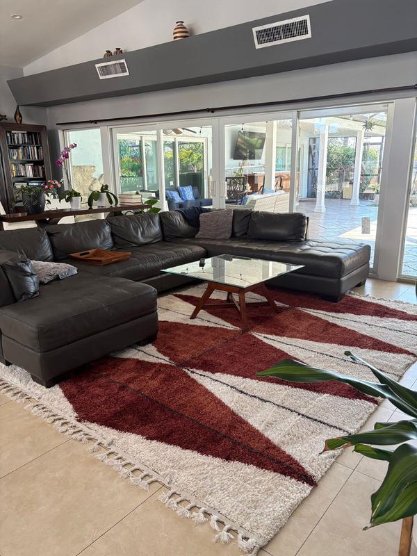 nuLOOM Kali Shaggy Diamond Tassel Area Rug in the Rugs department at ...