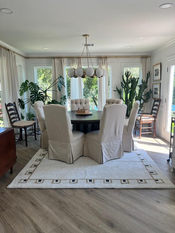 Rugs USA Nate Berkus Yves Bordered Wool Cozy Area Rug in the Rugs ...