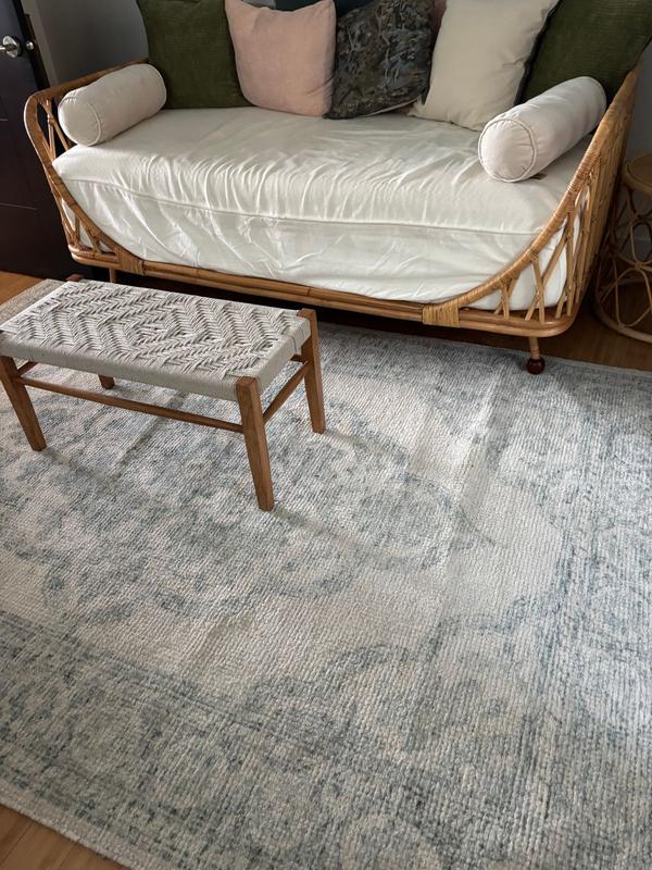 Rugs USA Padma Lakshmi Istanbul Hand-Tufted Ornate Border Wool-Blend ...