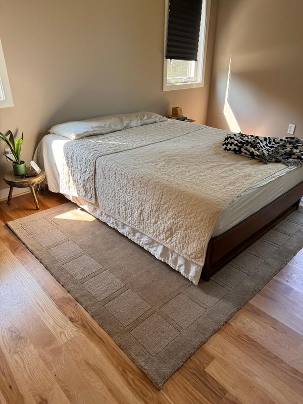 nuLOOM Petra High-Low Wool-Blend 10ft. x 14ft. Fawn Area Rug in the ...