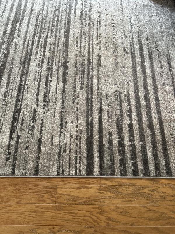 nuLOOM Elsa 6 X 6 (ft) Gray Square Indoor Stripe Area Rug LPCT06A-S606 ...