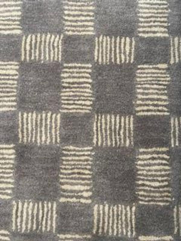 nuLOOM Quince Checkered Wool 4ft. x 6ft. Grey Area Rug in the Rugs ...