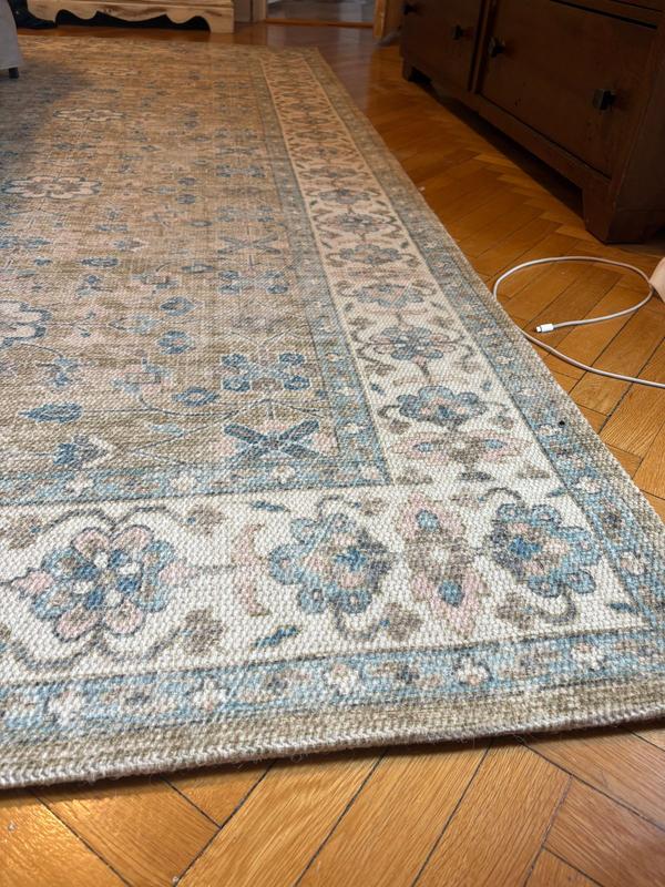 nuLOOM Mariel Wool and Cotton 4ft. x 6ft. Blue Area Rug in the Rugs ...