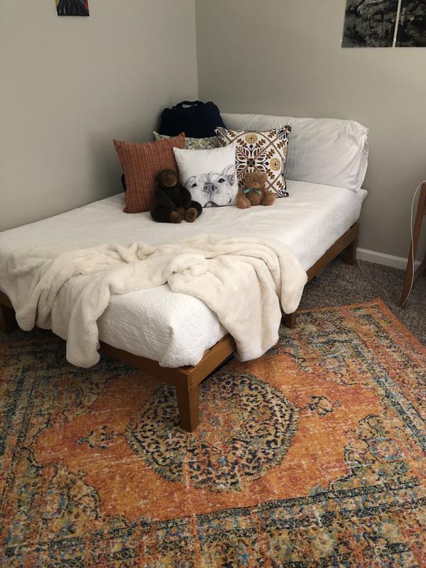 nuLOOM Vintage Arla 8 x 10 Pink Indoor Distressed/Overdyed Oriental ...