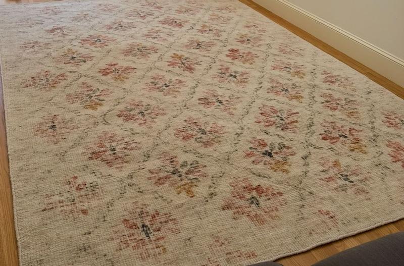 Rugs USA Padma Lakshmi Elizabeth Hand-Tufted Vintage Medallion Wool ...