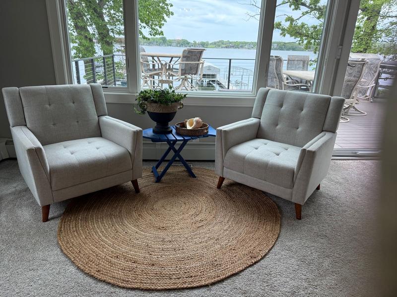 nuLOOM Rigo Hand Woven Farmhouse Jute Area Rug, 8 x 10ft.,Natural at ...