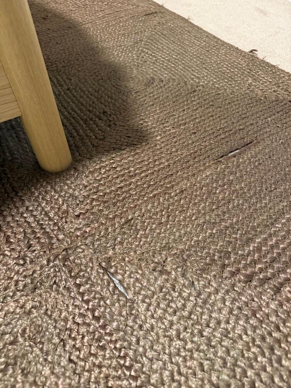nuLOOM Juniper Tiled Jute Area Rug in the Rugs department at Lowes.com