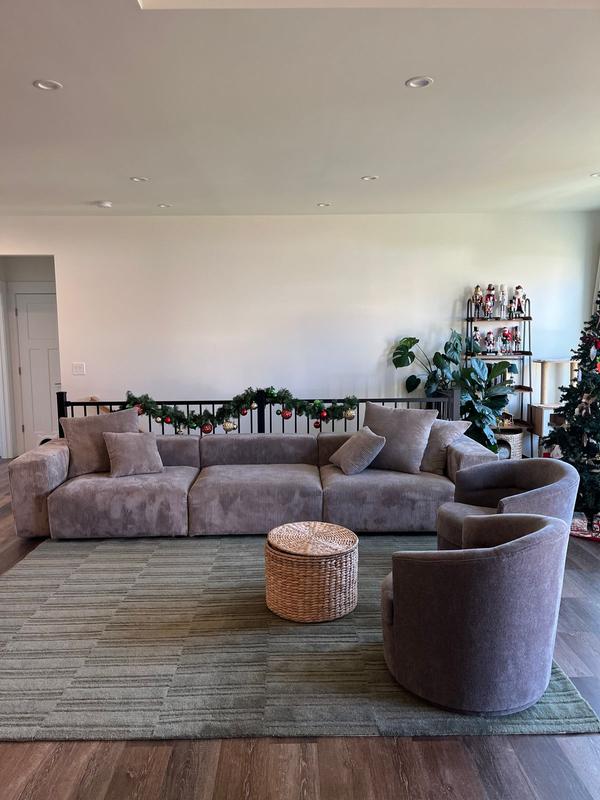 nuLOOM Starke Checked Wool 9ft. x 12ft. Olive Area Rug in the Rugs ...